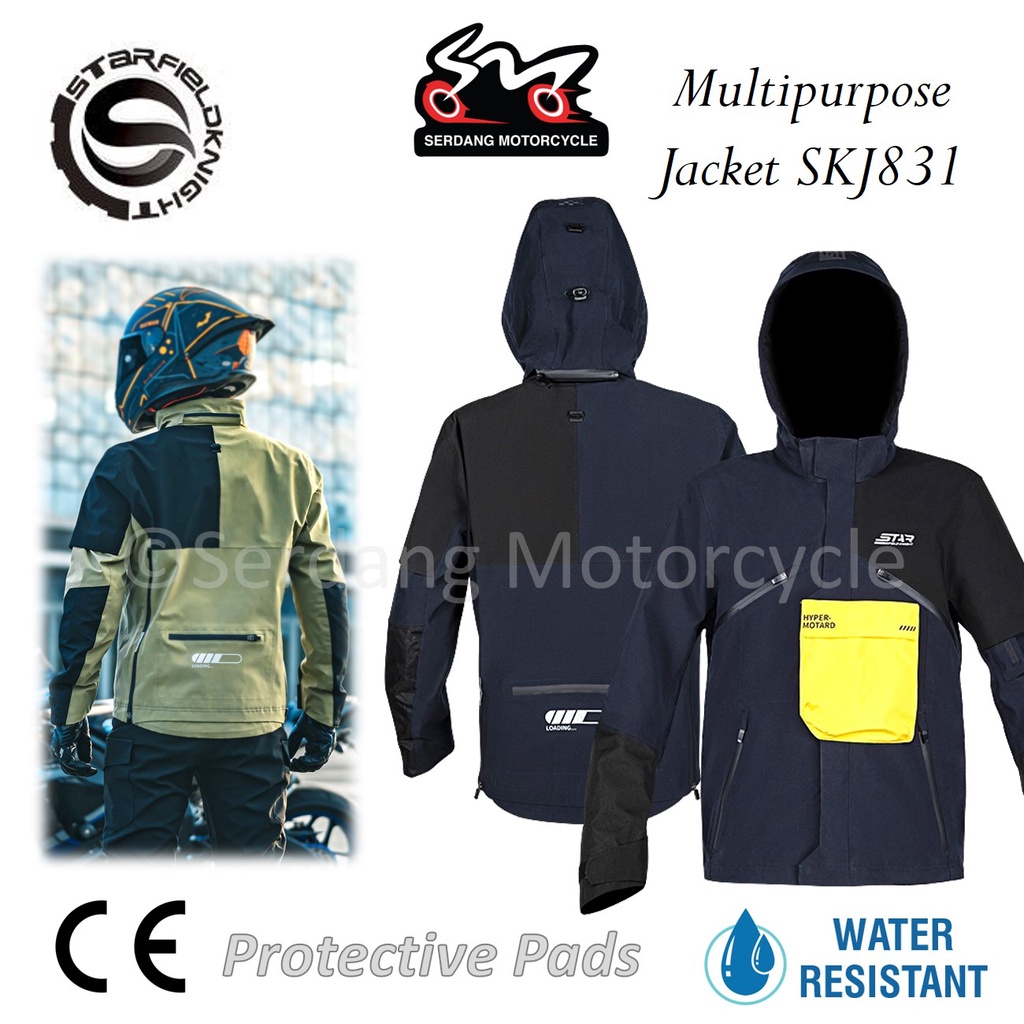 Star Field Knight SKJ831 Riding Jacket Waterproof Warm Motorcycle Rider ...