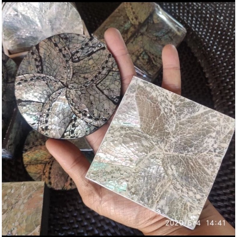 Abalone shell coasters shell coasters | Shopee Malaysia
