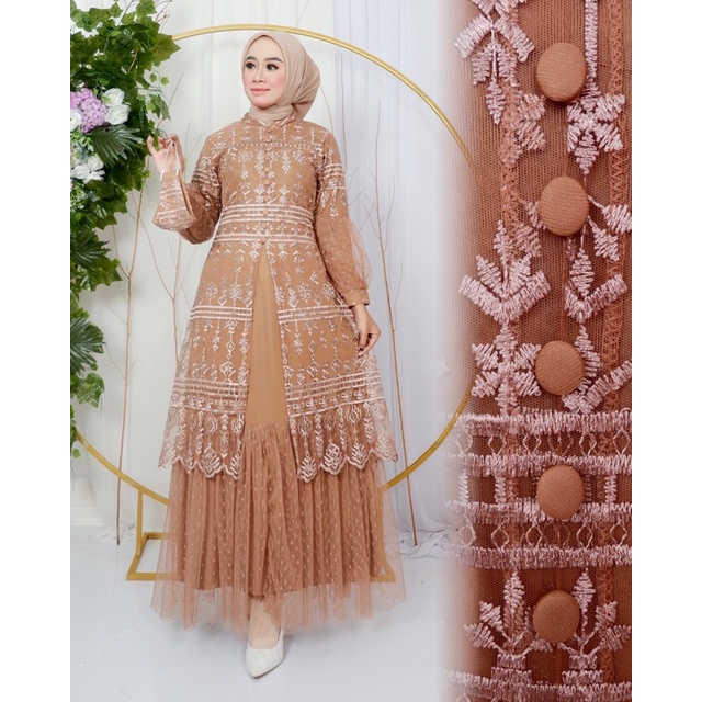 Nauma's Brocade Robe| Party Robe| Brocade Robe| Robe| Modern GAMIS ...