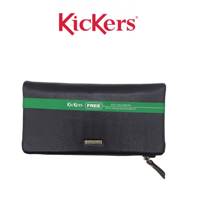 Kickers Limited Edition Genuine Leather Long Wallet with 20 Card Slots ...