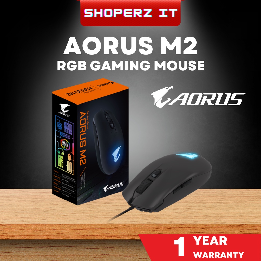 AORUS GIGABYTE M2 RGB OPTICAL GAMING MOUSE | Shopee Malaysia