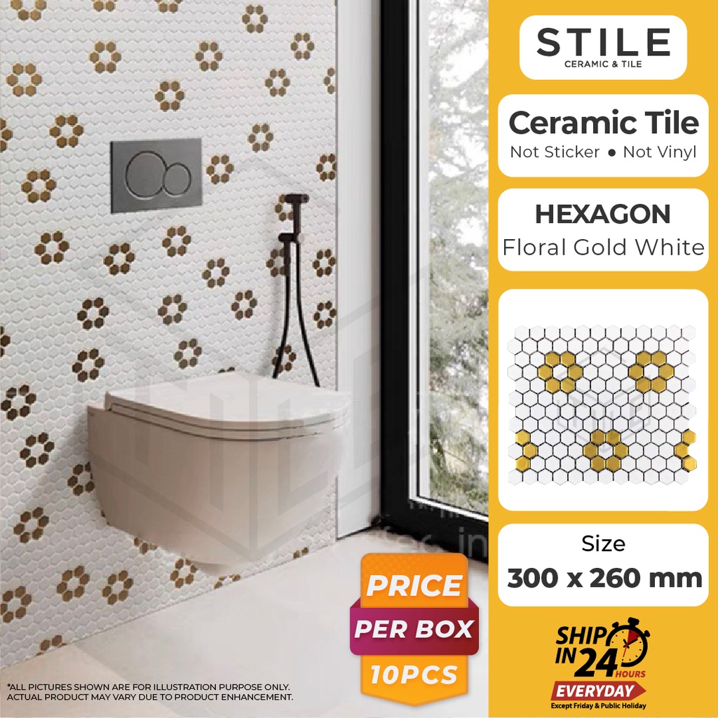 [REAL TILE] 10 PCS MOSAIC TILES /MOZEK/CERAMICTILES/MOZEK BILIK/MOZEK ...
