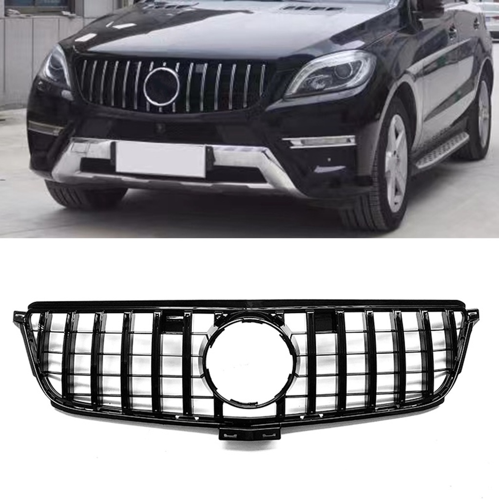 Racing Grills For Mercedes Benz W166 ML Class 2012-2015 GT Style Front ...