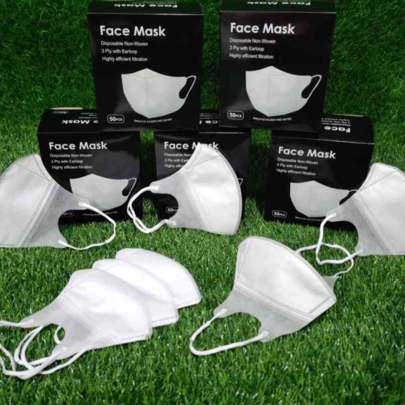 【50pc | Ready Stock🇲🇾] 4ply 3D Duckbill 4ply Adult face mask Dewasa ...
