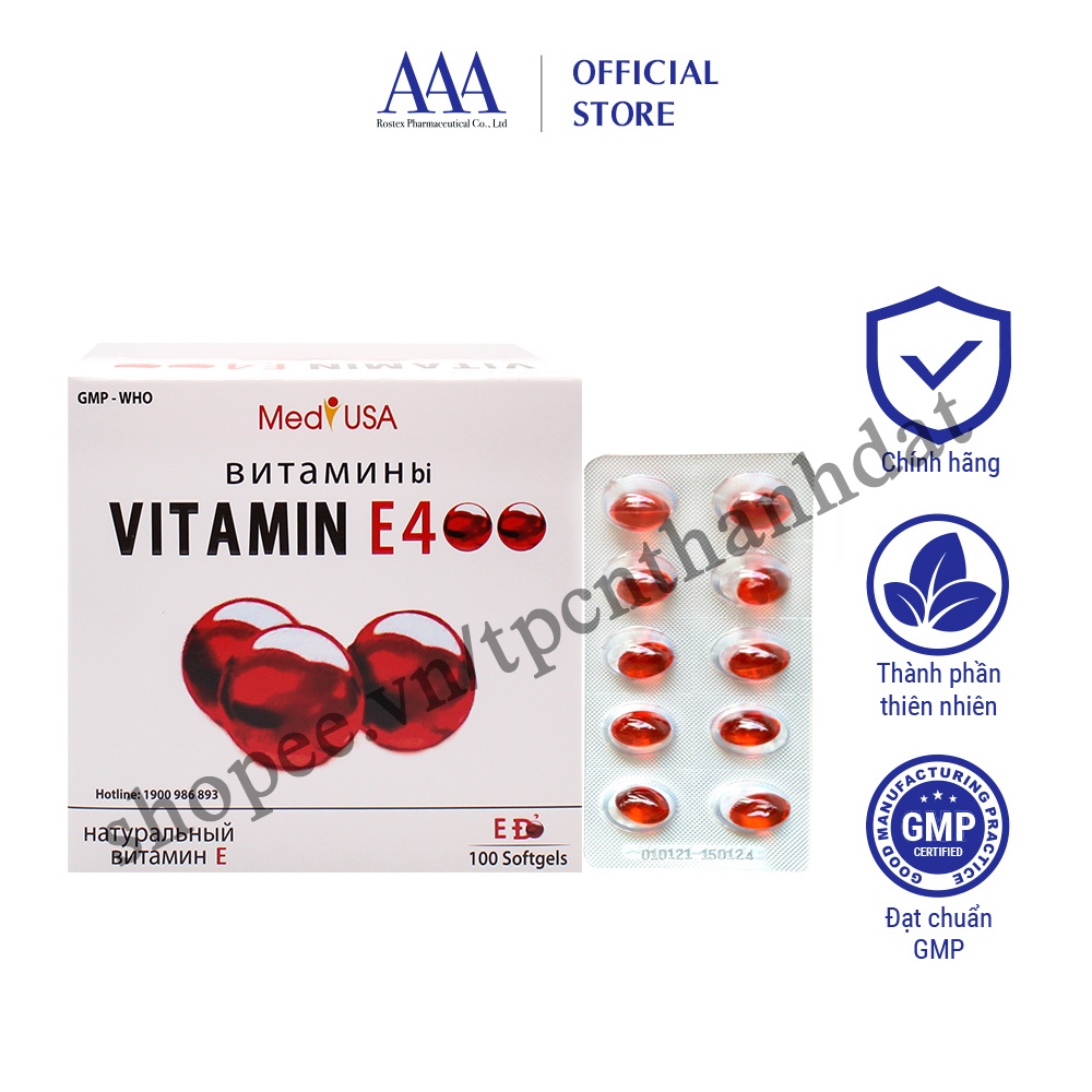 Red Vitamin E oral tablet helps to brighten dark spots, moisturizing ...