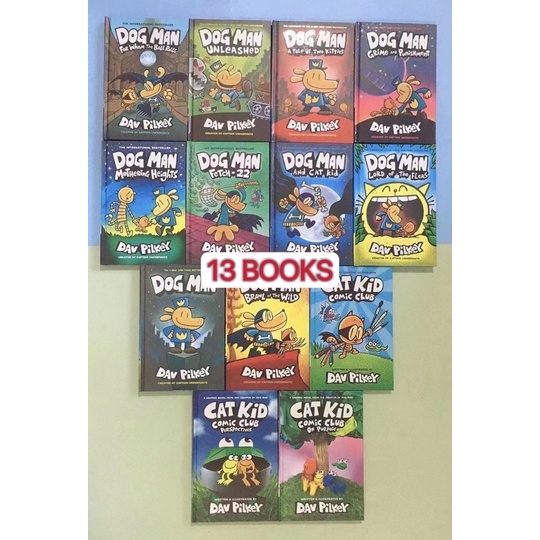 Dog Man Collection (13 Books Hardcover) | Shopee Malaysia