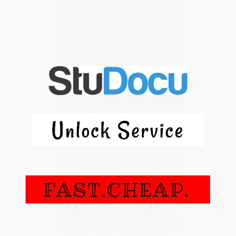 StuDocu 🗒️ | Unlock Documents | (CHEAP 💥) | Shopee Malaysia
