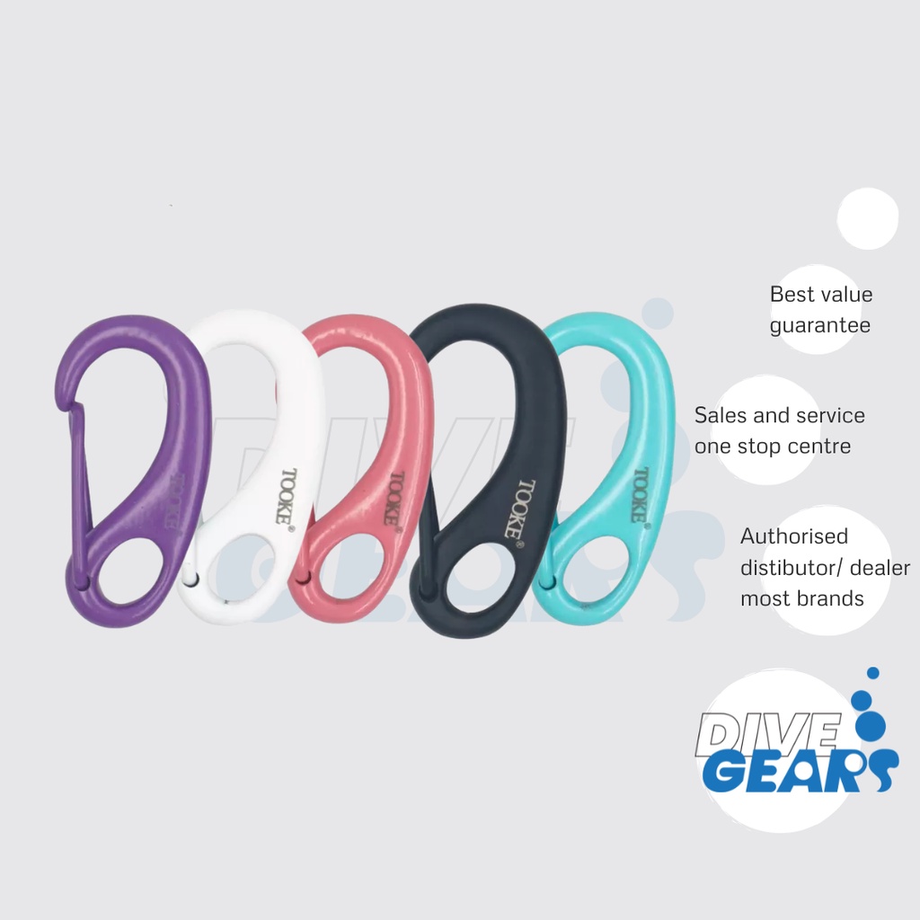 Scuba Diving Carabiner Snap Hook w/ Eye Insert | Shopee Malaysia