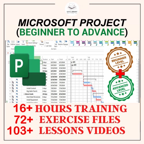 1library [103 Lessons Video Tutorial] Microsoft Project Beginner To ...