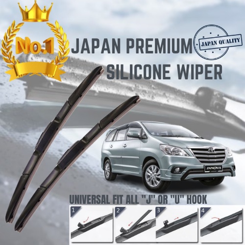 Toyota Innova-JAPAN PREMIUM COATING SILICONE WIPER | Shopee Malaysia