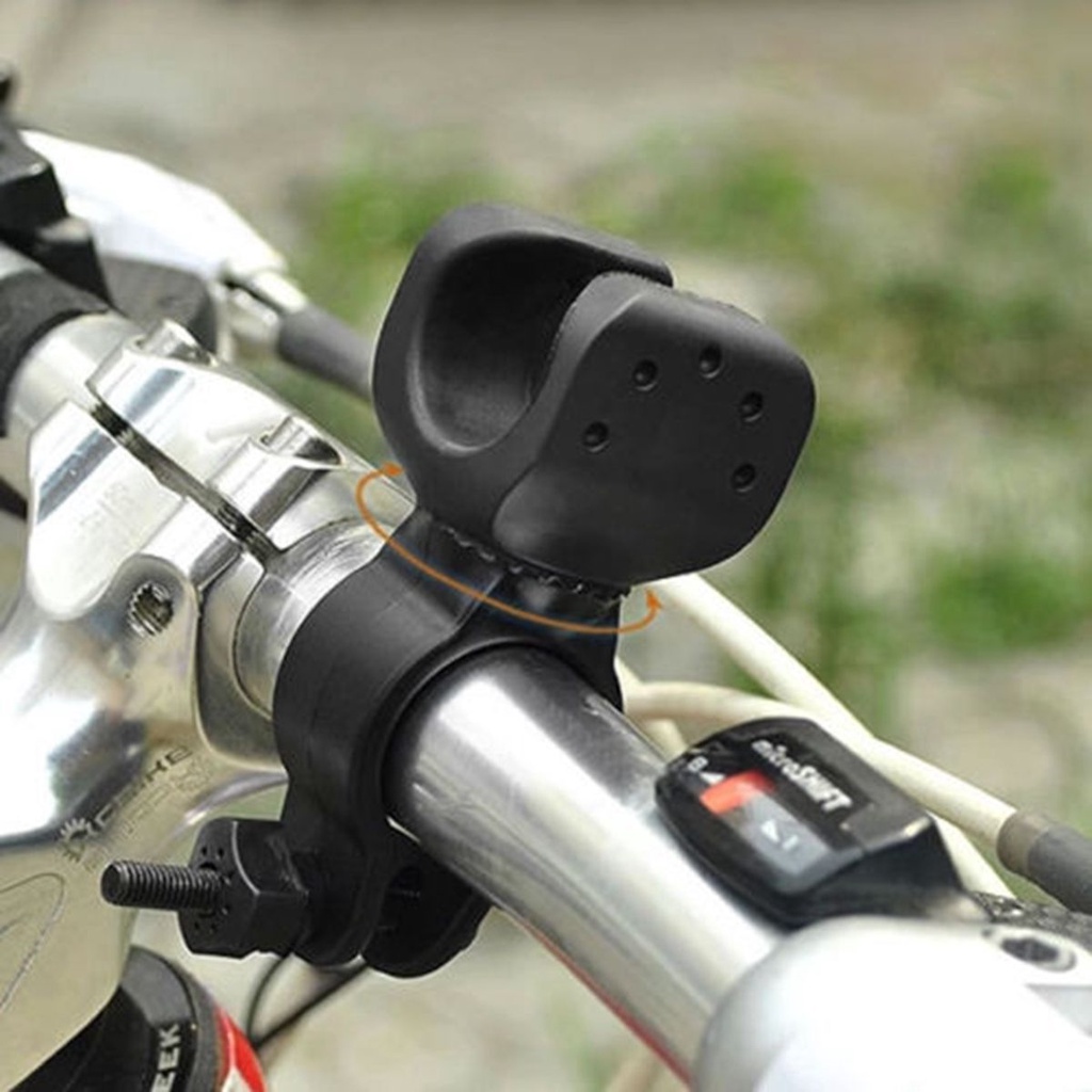 Bicycle rotatable light stand U-shaped free-rotating fixing clip ...