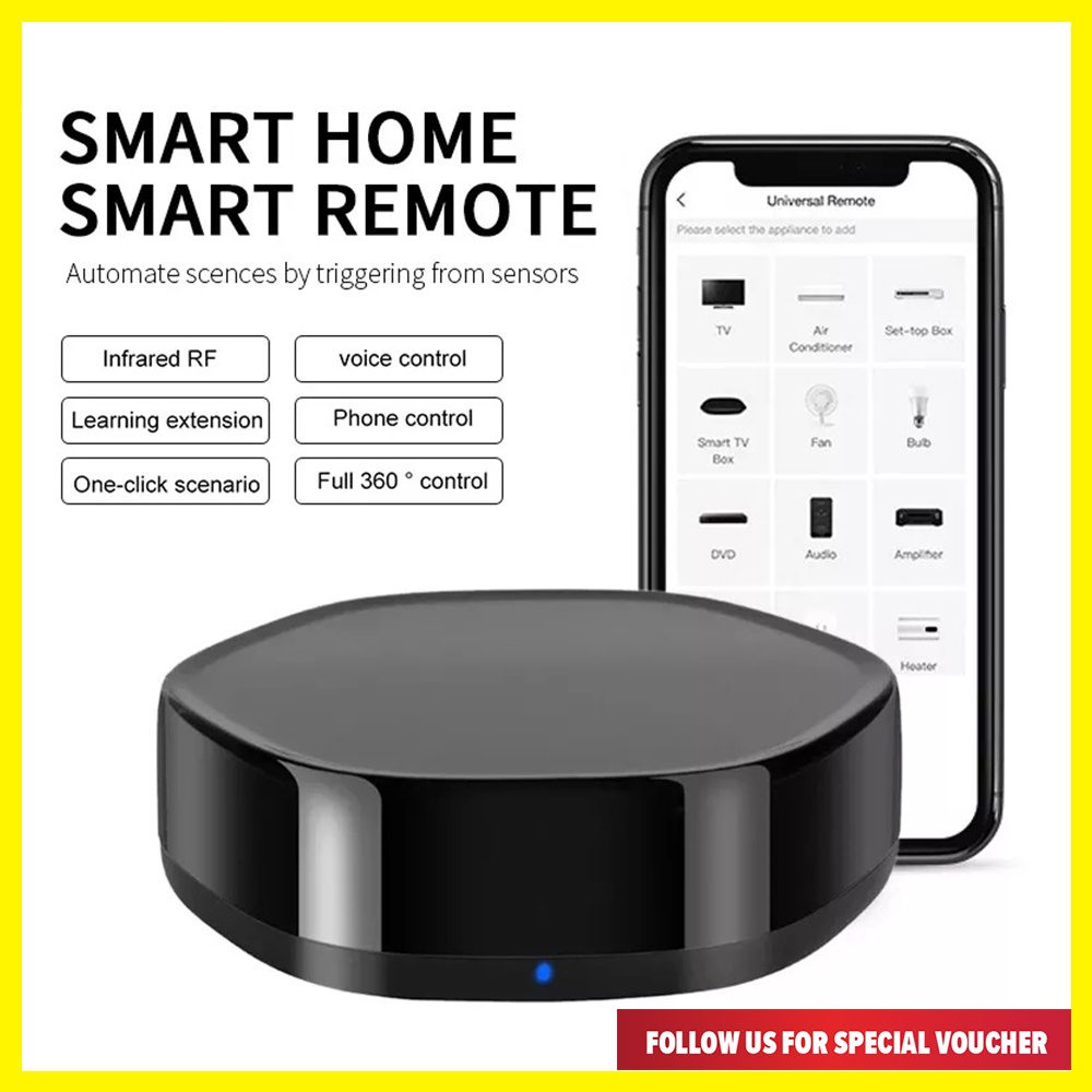 Tuya Smart Home Infrared Radio Frequency Smart Home Appliance Universal ...