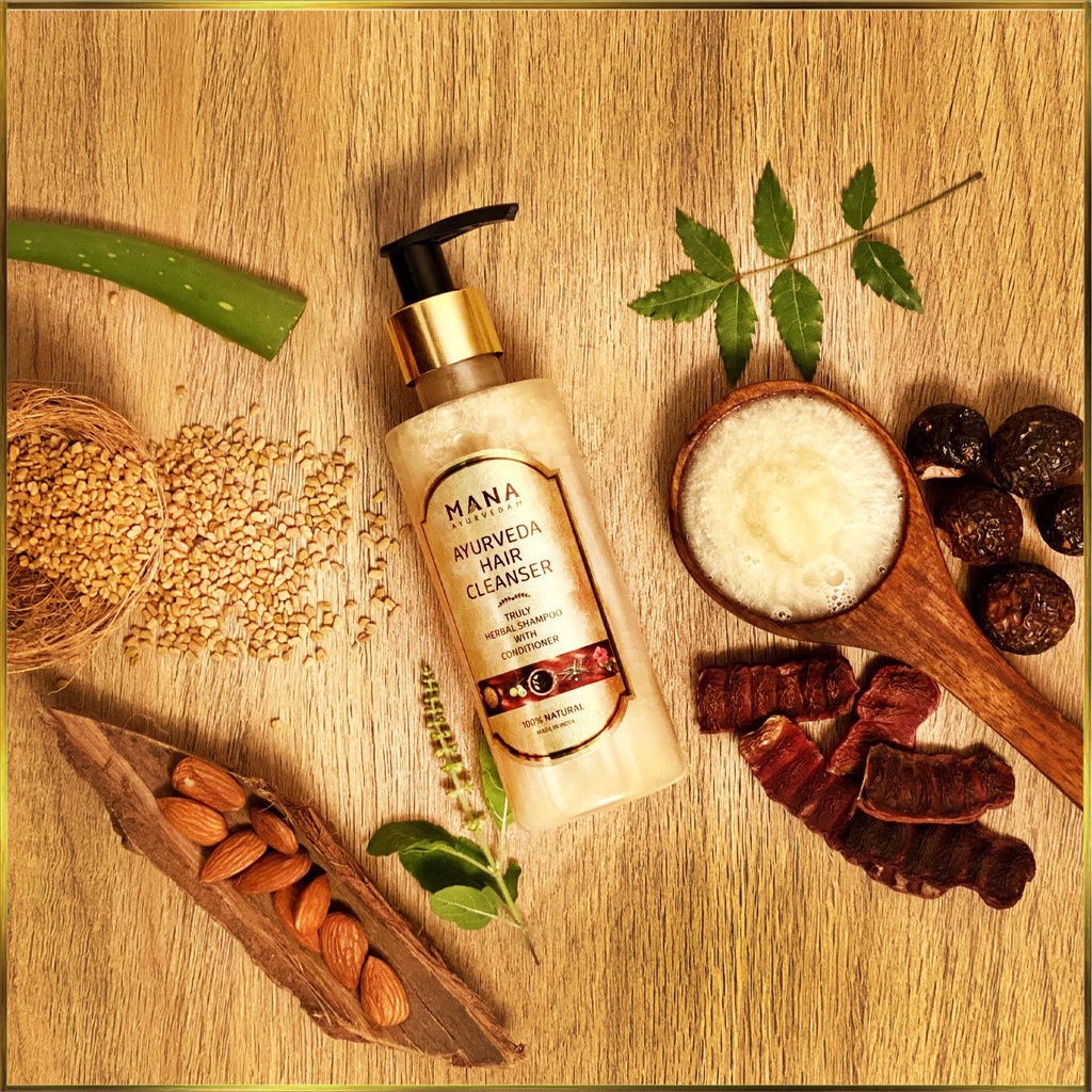 Mana Ayurvedam Ayurveda Hair Shampoo wth Conditioner c/w Shikakai ...