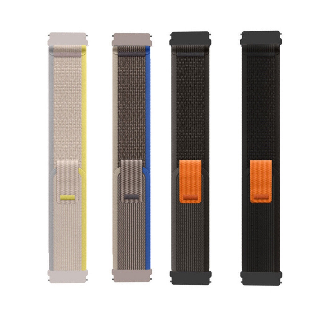 18mm 20mm 22mm Wild Path Loop Nylon Strap For Garmin Forerunner 265 S ...