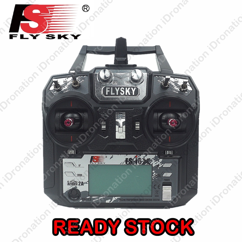 🔥 LOCAL STOCK FlySky FS-i6x Remote Control Controller 2.4G FS FSI6X 10CH AFHDS RC Transmitter ...
