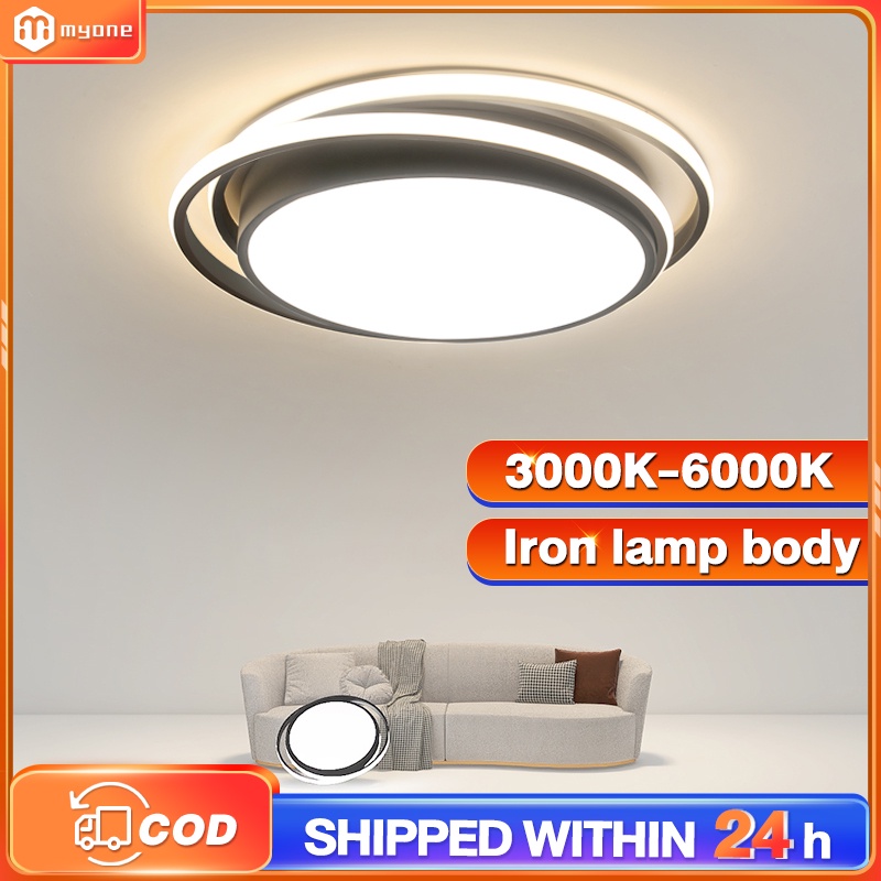LED Ceiling Light Modern Lampu Siling Ruang Tamu Acrylic Ultra Ceiling ...