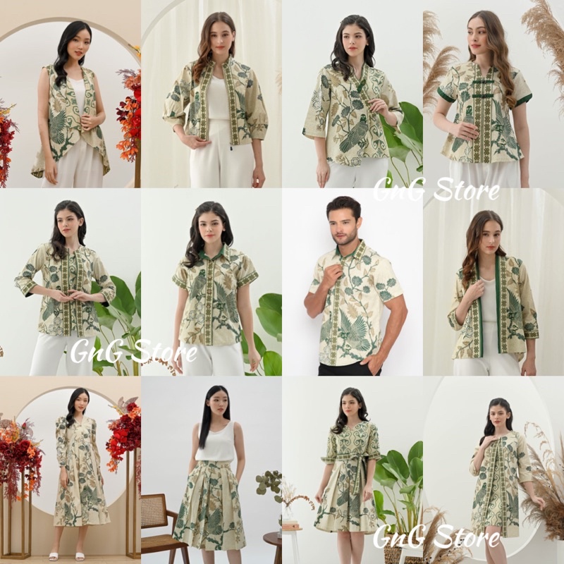 Ijo Series/ Batik Couple/ Batik Uniform/ Men's Batik/ Women's Batik ...