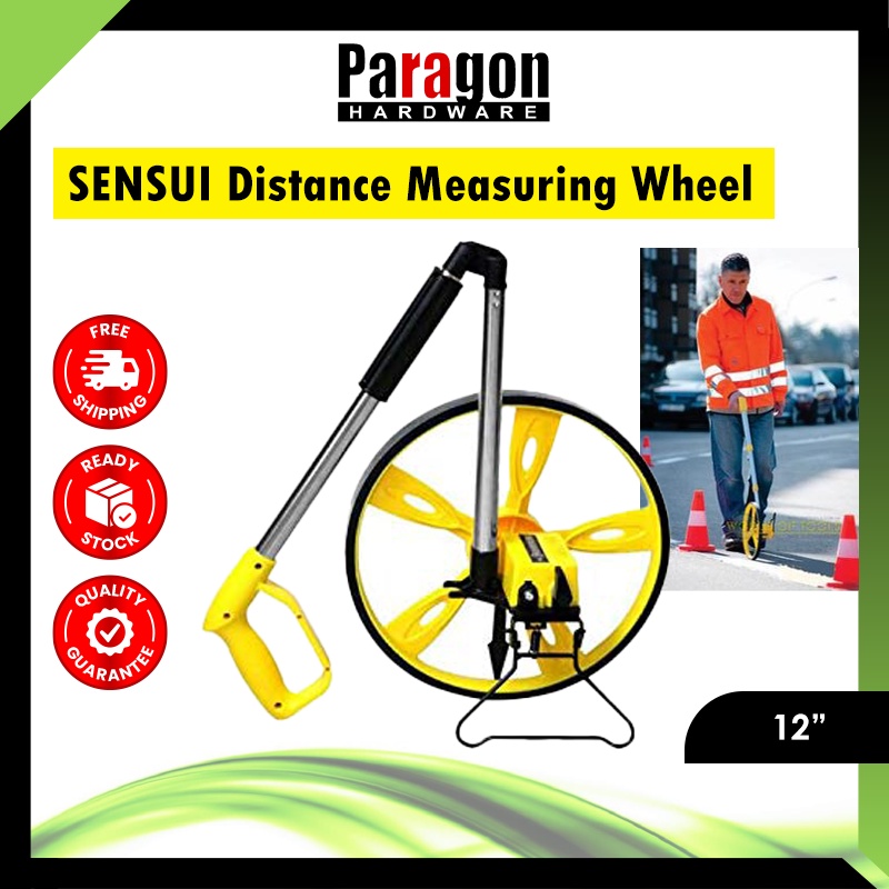 12'' Distance Measuring Wheel 轮式测路器 Measuring Tools Measuring Roller ...
