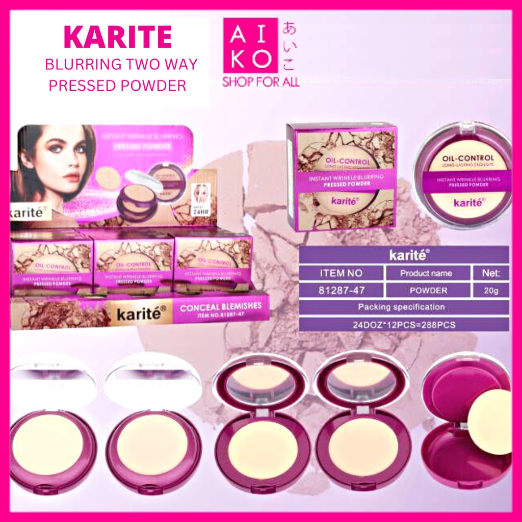 (AIKO) KARITE OIL CONTROL LONG LASTING INSTANT WRINKLE BLURRING TWO WAY ...