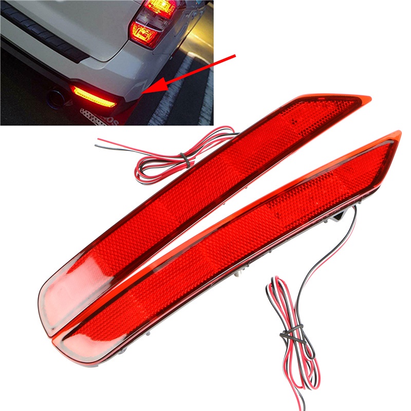 【Ready Stock】2pcs Car LED Rear Bumper Reflector Light for Subaru ...