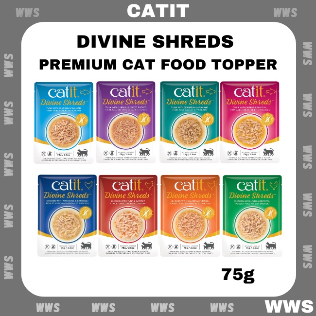 CATIT Divine Shreds Premium Cat Wet Food # Cat Pouch # Cat Food ...