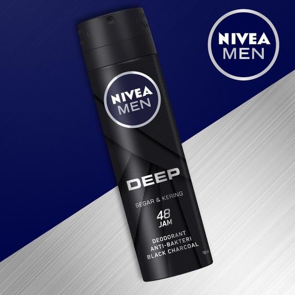 Nivea Deo Spray Deep Man 150ml Shopee Malaysia