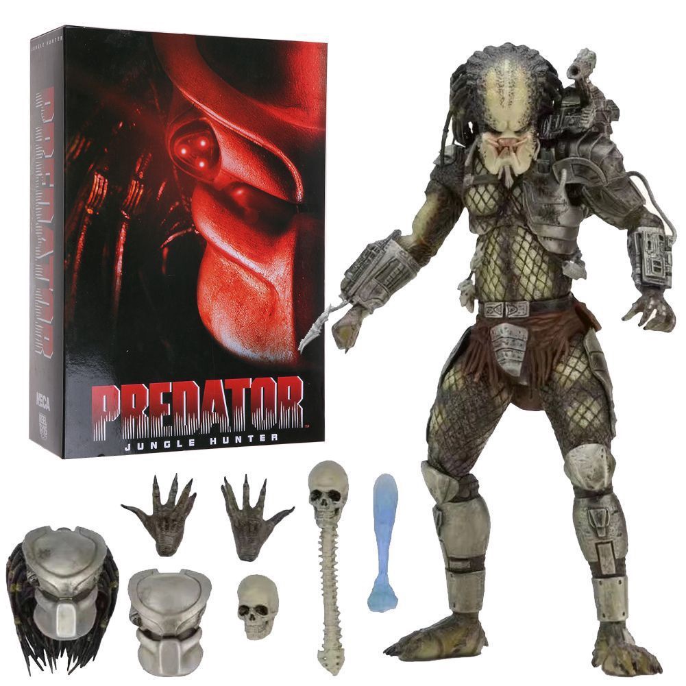 7 Inch NECA Ultimate Jungle Hunter Predator Action Figure Kids Toys ...