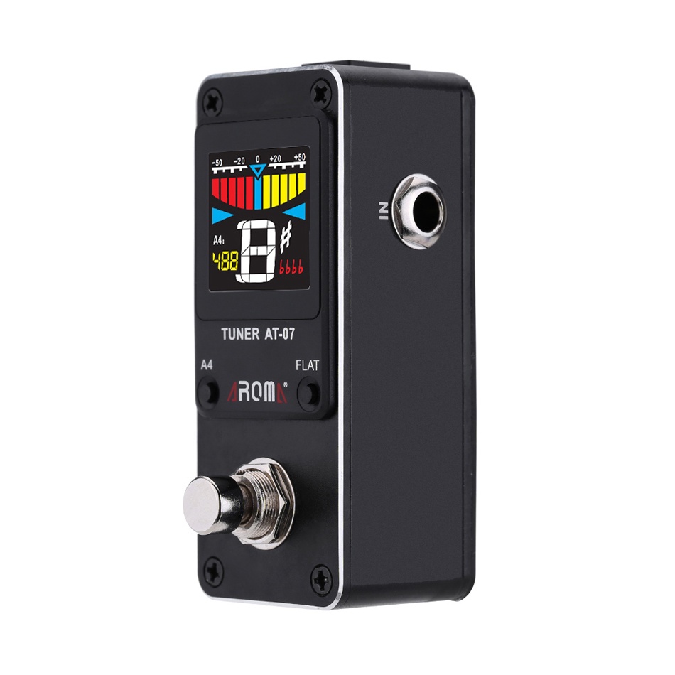 AROMA AT-07 Mini Foot Guitar Tuner Effect Pedal Guitarra Chromatic ...