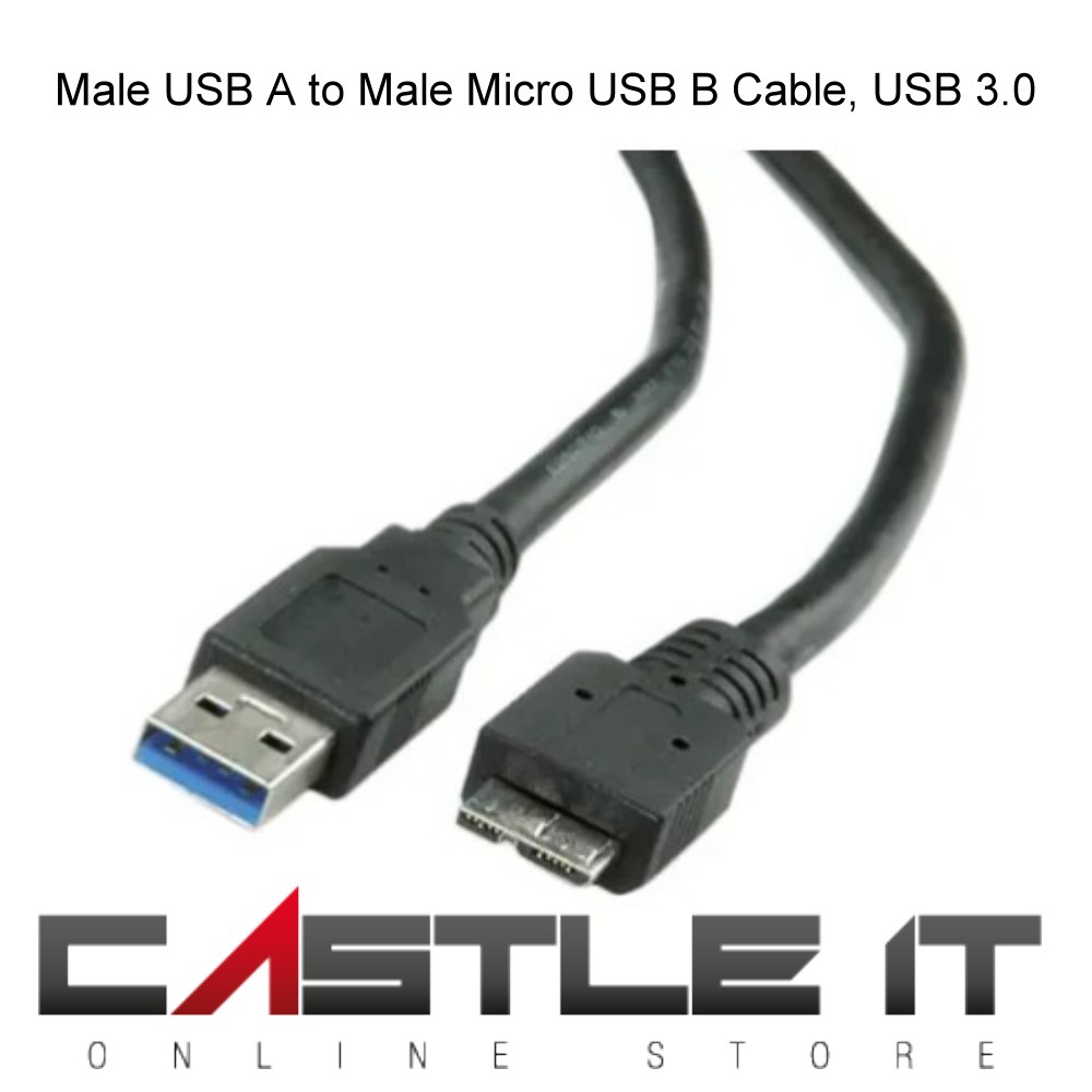 Cable USB3 Male USB A to Male Micro USB B Cable USB 3.0 1 meter 0 ...