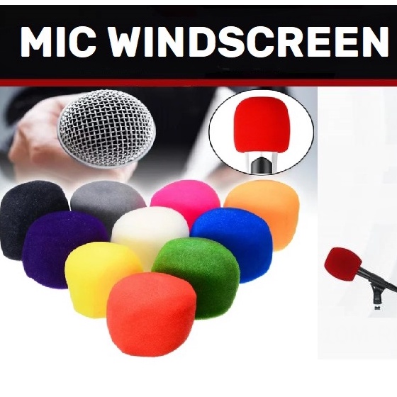 Microphone Foam Professional Studio Windscreen Mic Sponge Cover Cap ...