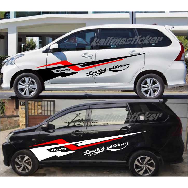 Car cutting stickers for avanza xenia daihatsu inova toyota avanza ...