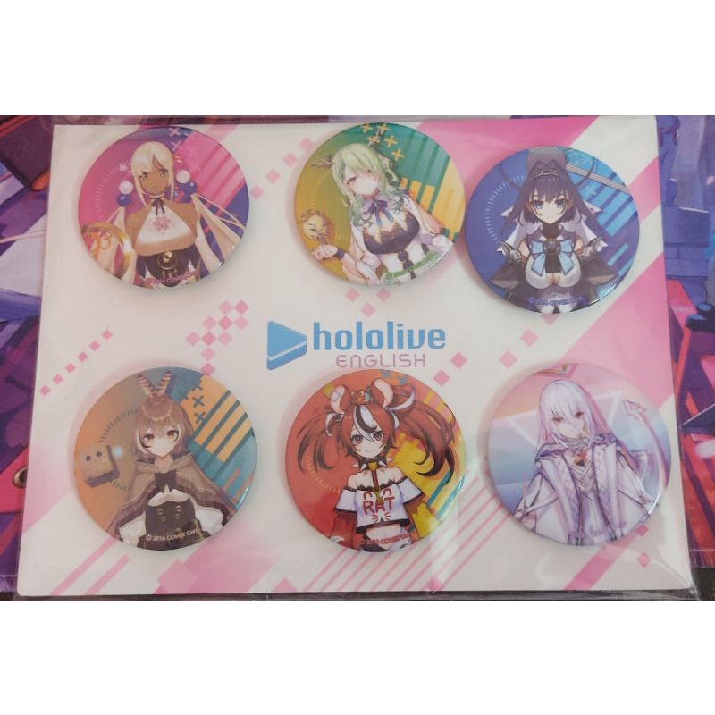 Hololive EN Badge Set B : Council + Omega a | Shopee Malaysia