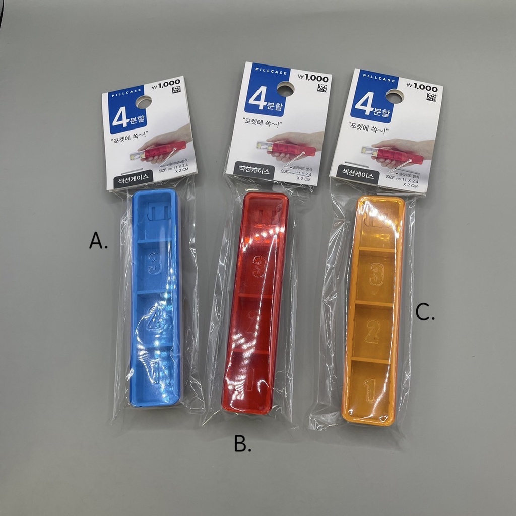 Korea Daiso Portable Pill Box | Shopee Malaysia