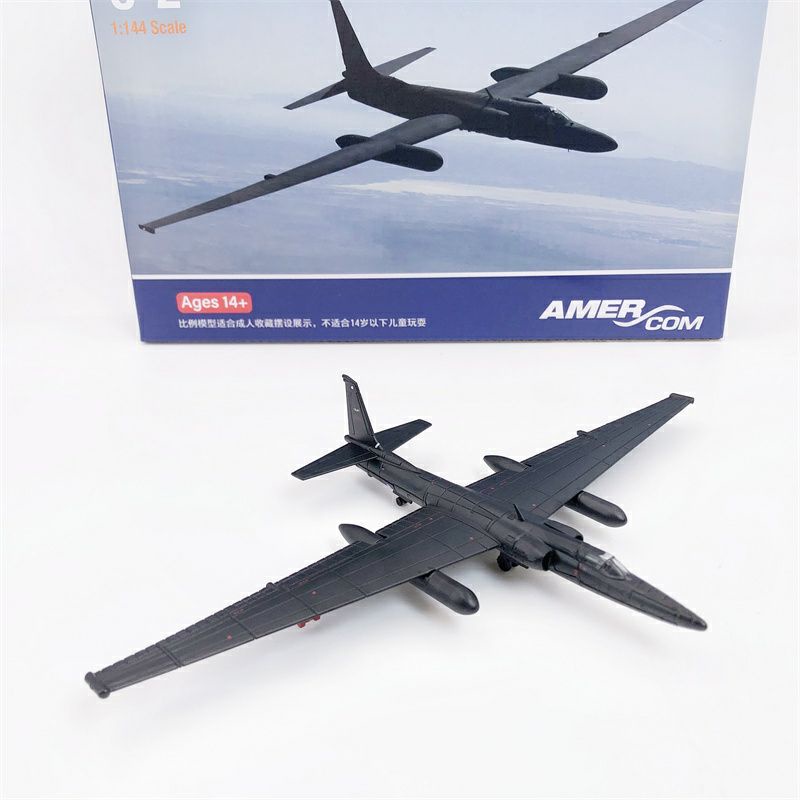 US U-2 reconnaissance aircraft Scale 1/144 Amercom Diecast display ...