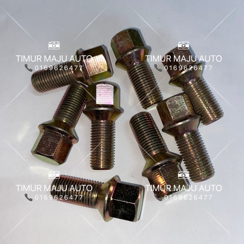 Volkswagen Audi Wheel Tyre Stud Bolt Nut Tayar | Shopee Malaysia