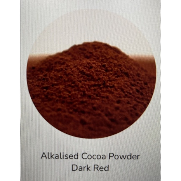 Alkalised Cocoa Powder Dark Red Fat content 20-22% High Fat 25kg 100gm ...