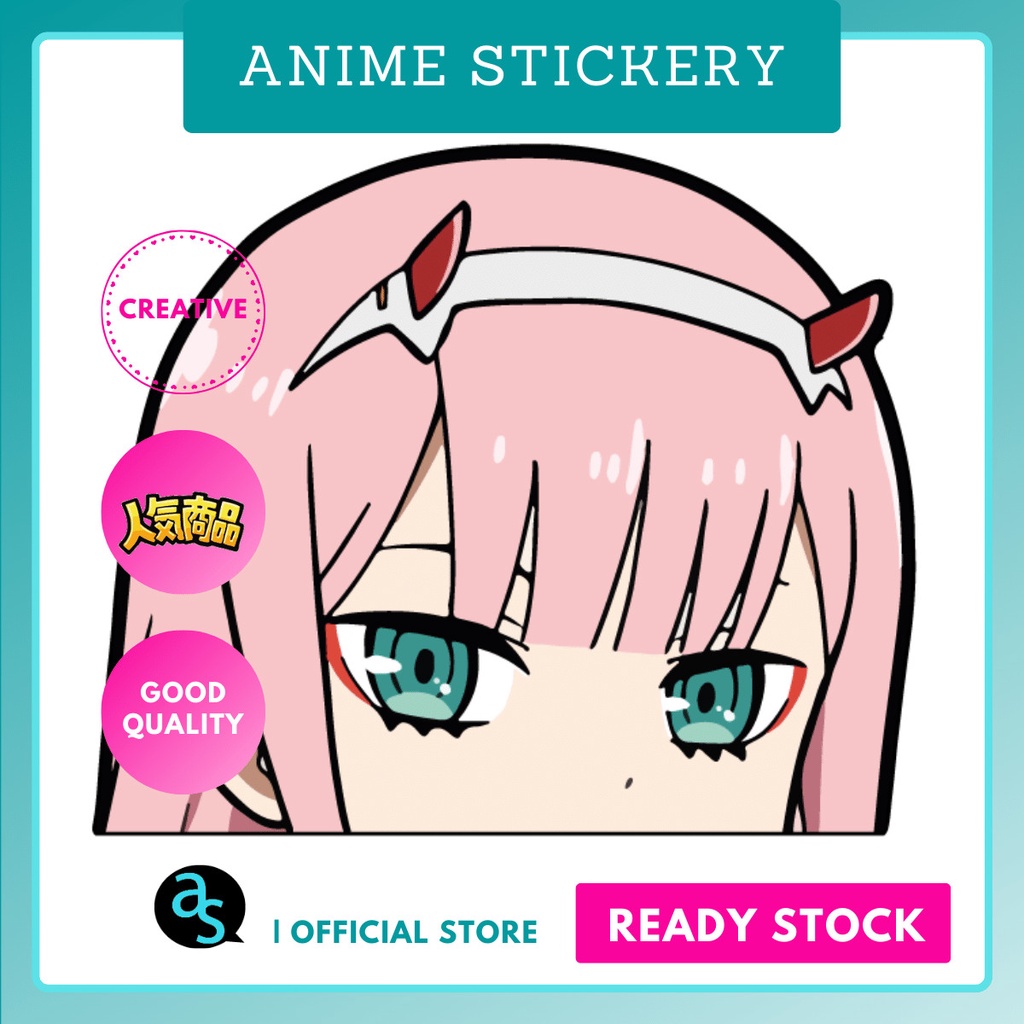 Darling in The FRANXX - Zero Two - Peeker - Big Head - Anime Vinyl ...