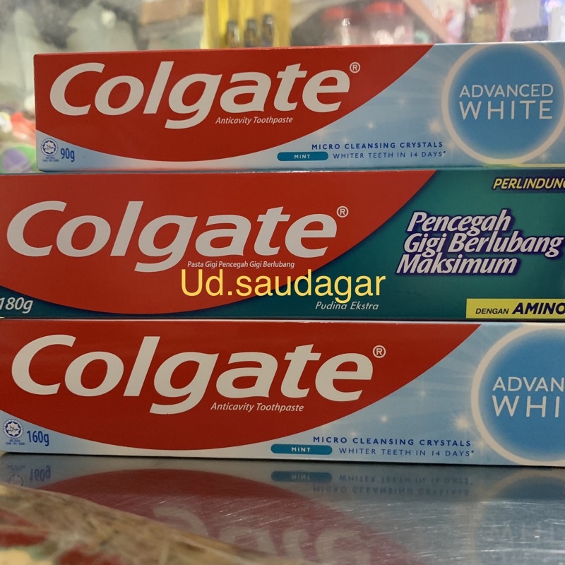 Colgate Advanced White Toothpaste / Fresh Mint Toothpaste | Shopee Malaysia