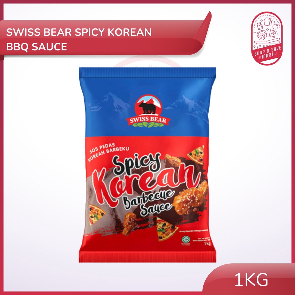 [HALAL CERTIFIED] Swiss Bear Spicy Korean Barbecue Sauce - 1kg | Korean BBQ Sauce | Sos Korea ...