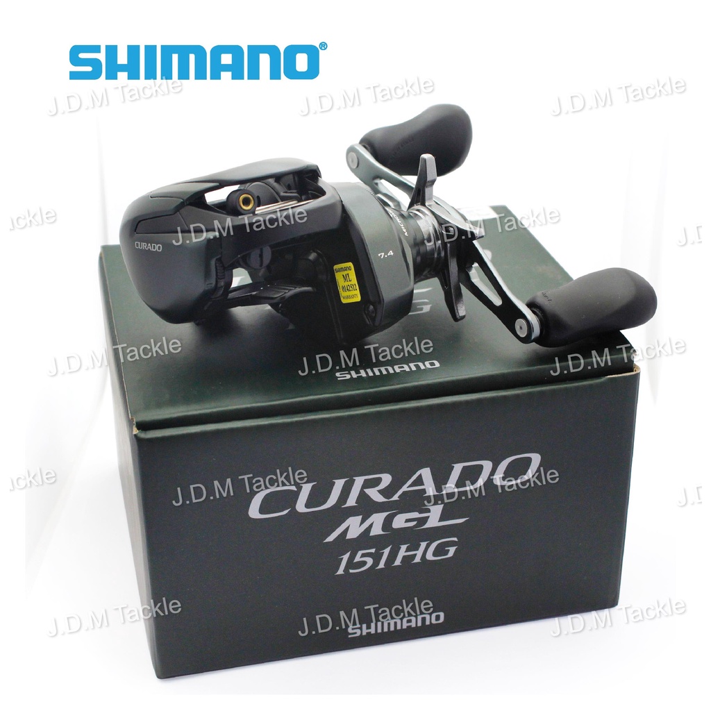 21 Shimano Curado MGL 151HG 151XG 151 fishing baitcasting Reel with 1 Year Local Warranty & Free ...