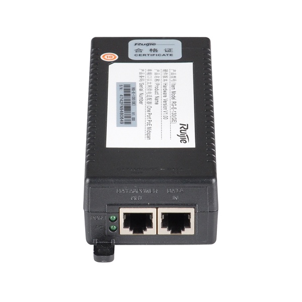 RUIJIE REYEE 1 PORT POE+ ADAPTER (POE+/ 802.3AT) RG-E-130(GE) POWER ...
