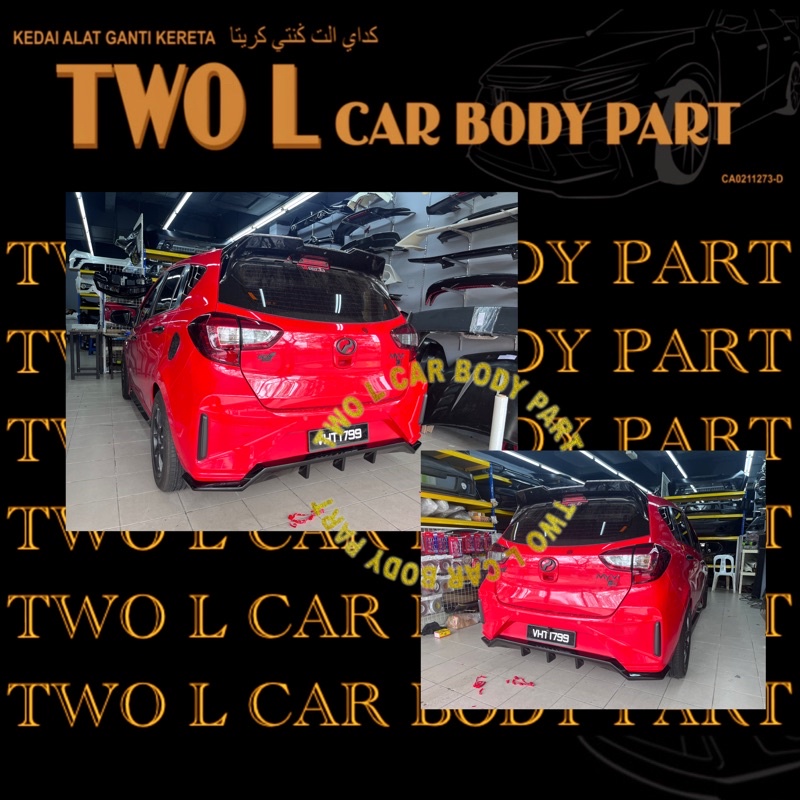 myvi mg3 FL V1 diffuser PU BODYKIT without paint and with paint ...