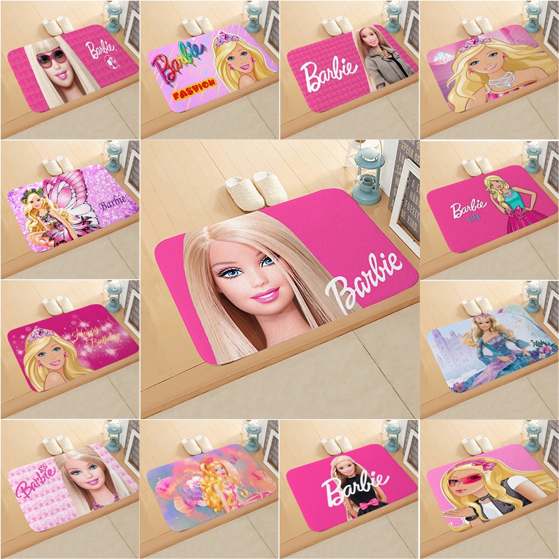 Pink Disney Princess Barbie Children's Popular Birthday Gift Floor Mat ...