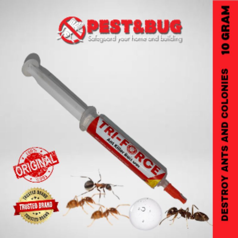 [HQ]PEST&BUG RACUN SEMUT/UBAT SEMUT TRIFORCE | Shopee Malaysia