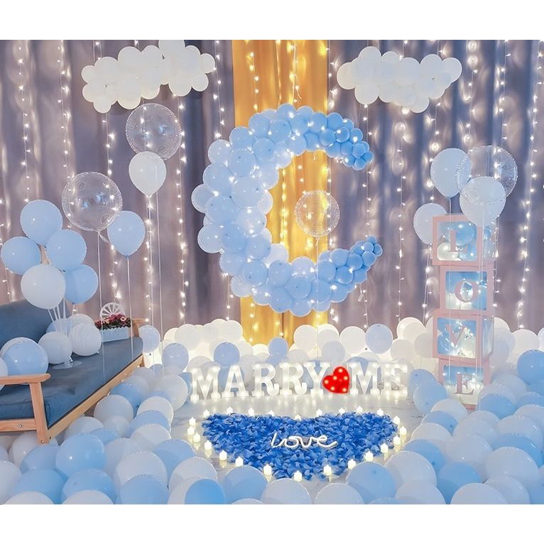 FebuLuv 💕 BLUE MOON MARRY ME PROPOSAL PACKAGE | Shopee Malaysia