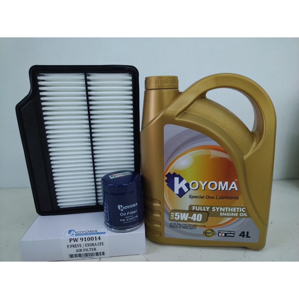 PROTON PREVE CFE, EXORA BOLD TURBO, SUPRIMA S OIL FILTER + AIR FILTER ...
