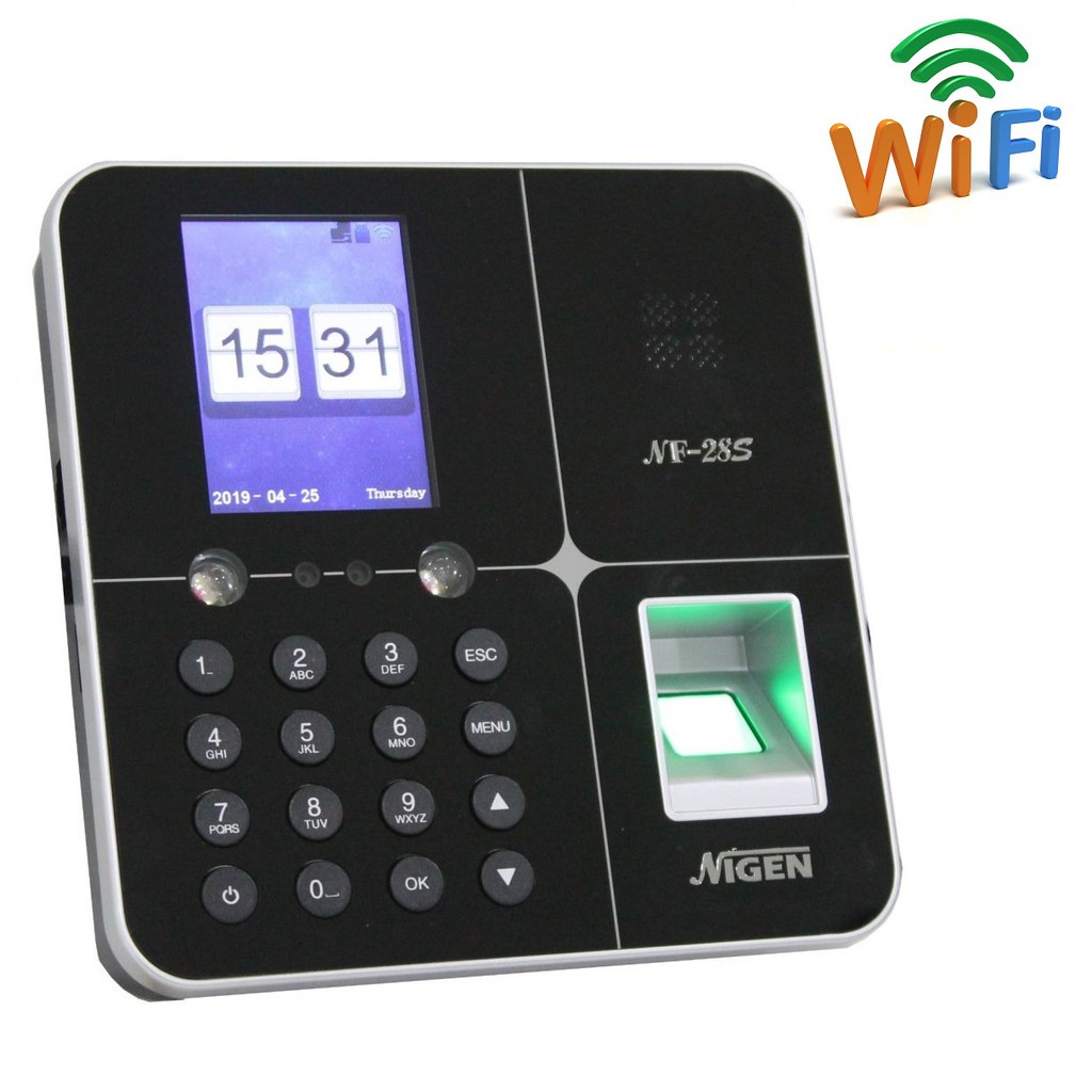 Nigen NF-28S Face Recognition & Fingerprint Cloud Web-Based Time Attendance Recorder Wifi, TMS ...