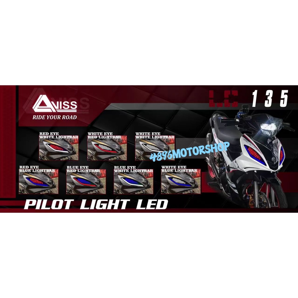 [ VISS ] YAMAHA LC135 LC 135 V1 LED FRONT SIGNAL POSITION PILOT LAMP LIGHT MATA GABAN DESIGN ...