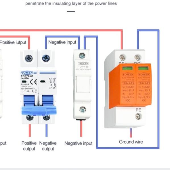 Mcb DC 16A 2P DC 1000V Solar Circuit Breaker MCB For PV System | Shopee ...