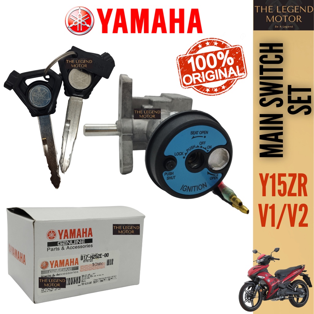 Y15ZR V1 V2 SRL115 Fi LAGENDA115 Y15 KEY SET LOCK KUNCI SUIS MAIN ...